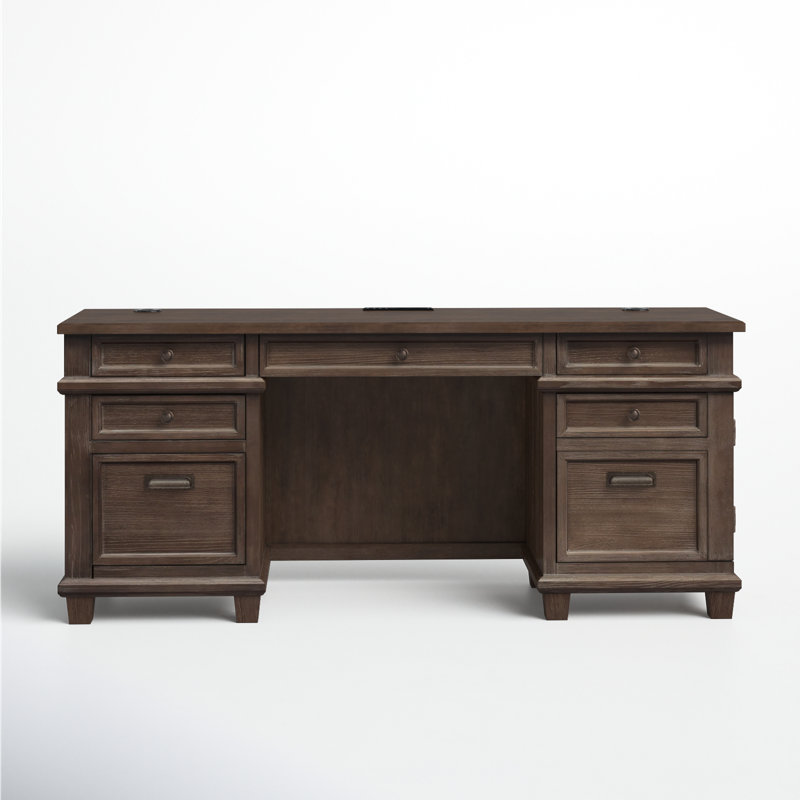 Alderton Solid Wood Credenza Desk